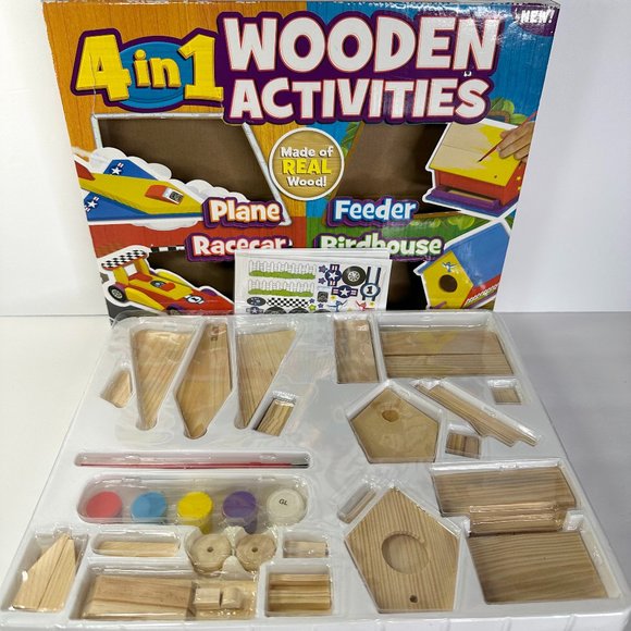 Horizon Group | Toys | 4 In Wooden Activities Set With Real Wood | Poshmark